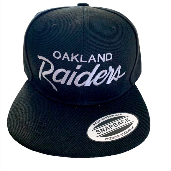 None | Accessories | Raiders Hat Embroidered Logo Oakland Cap New ...